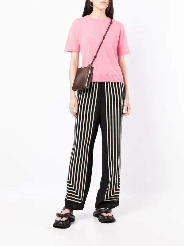 Cashmere In Love Sidley Fine-knit Top - Pink