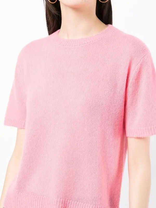 Cashmere In Love Sidley Fine-knit Top - Pink