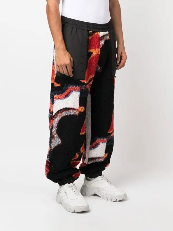 Ambush Teddy-Jacquard Printed Sweatpants In Black - 74% Off 