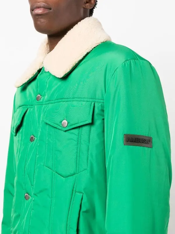 AMBUSH Shearling-trim Jacket