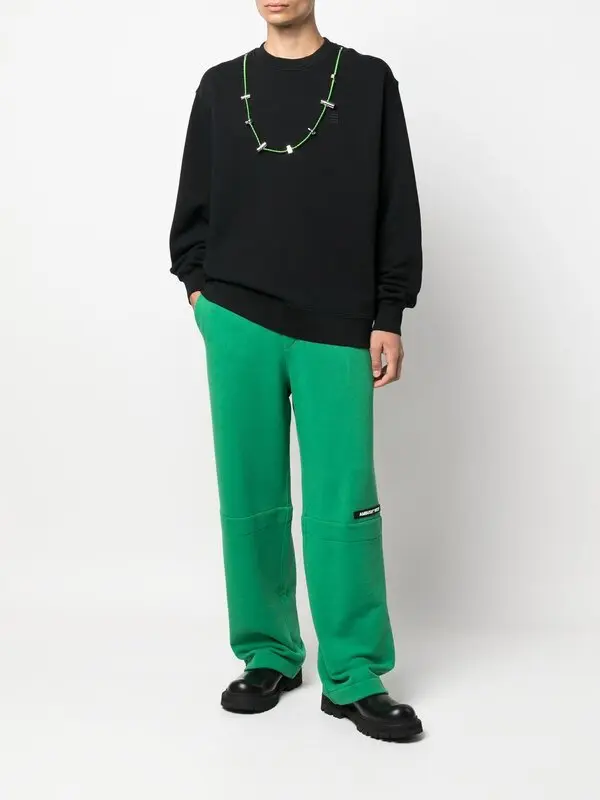 AMBUSH Stoppers Crew Neck Sweatshirt - Black