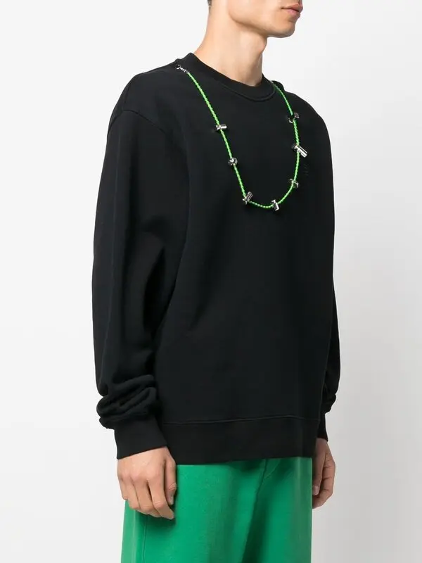 AMBUSH Stoppers Crew Neck Sweatshirt - Black