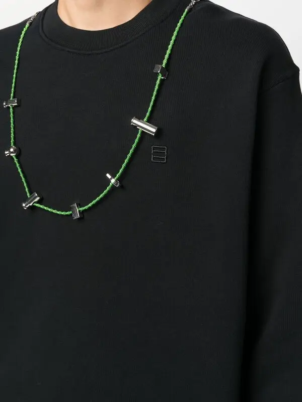 AMBUSH Stoppers Crew Neck Sweatshirt - Black