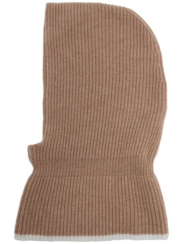 Cashmere In Love Villars Wool-cashmere Balaclava - Brown