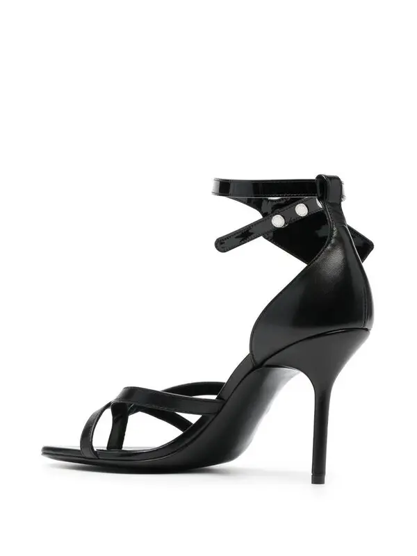 Off-White Zip Tie Leather Sandals