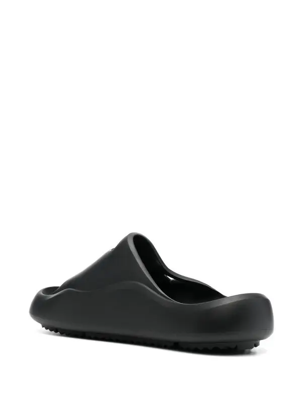 Off-White Hole-effect Rubber Slides - Black