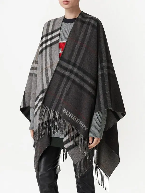 Burberry Check Cape