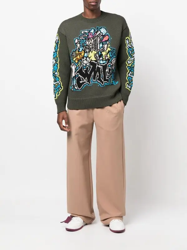 Off-White Embroidered-logo Track Pants
