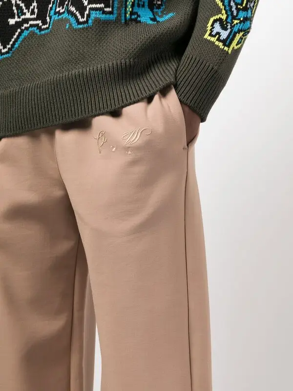 Off-White Embroidered-logo Track Pants