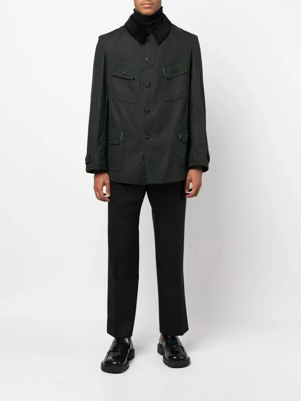 MAISON MARGIELA Herringbone Wool Trousers