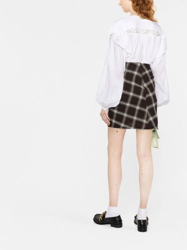 MARANT ETOILE Georgina Lace-detail Blouse - White