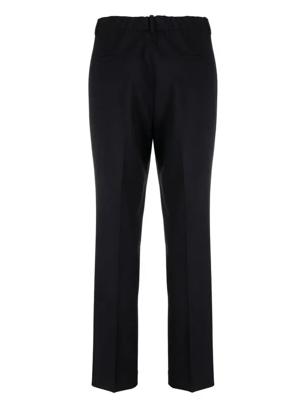 Incotex Cropped Virgin-wool Trousers
