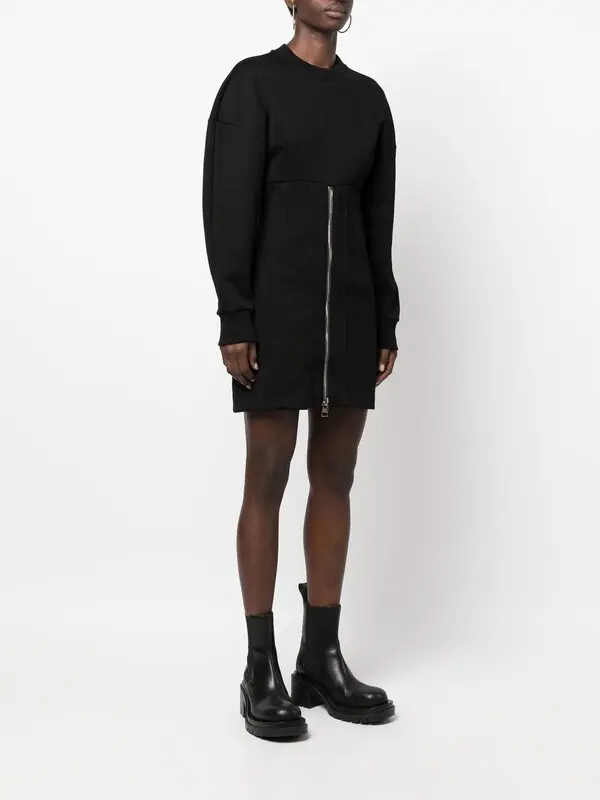 Alexander McQueen Zip-detail Mini Dress
