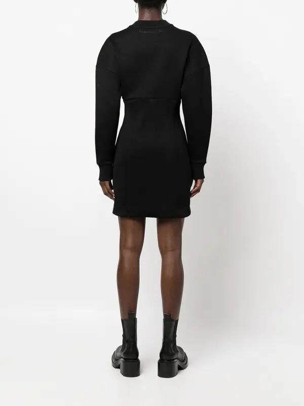 Alexander McQueen Zip-detail Mini Dress