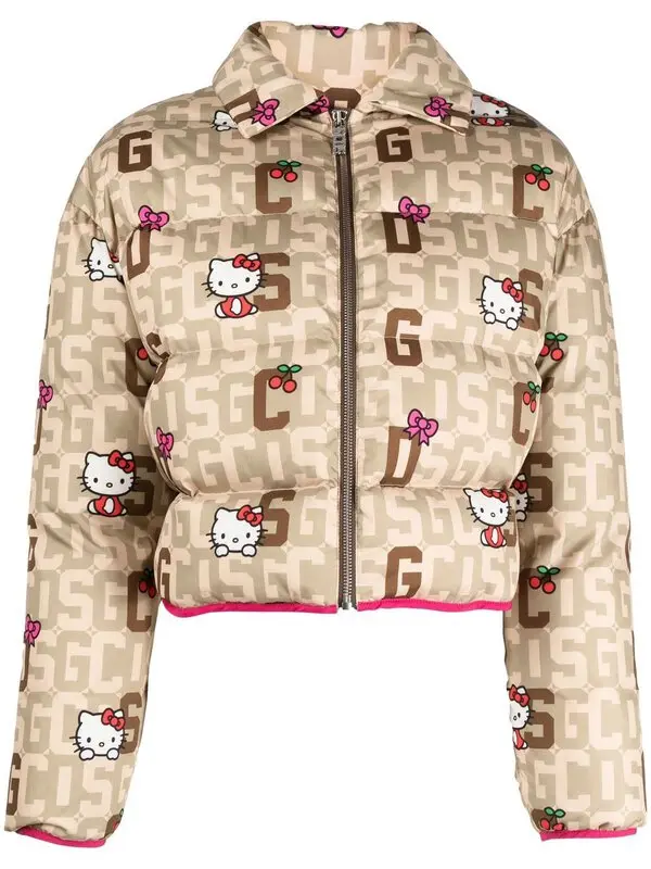 Gcds X Hello Kitty Padded Jacket - Neutrals