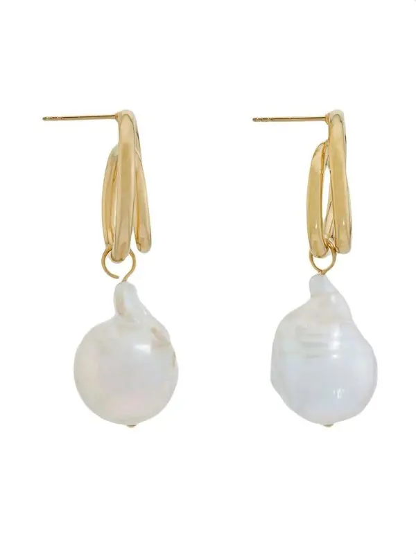 Completedworks Baroque Pearl Drop Earrings
