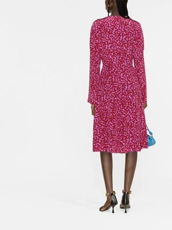 Stella McCartney Abstract-print Silk Midi Dress