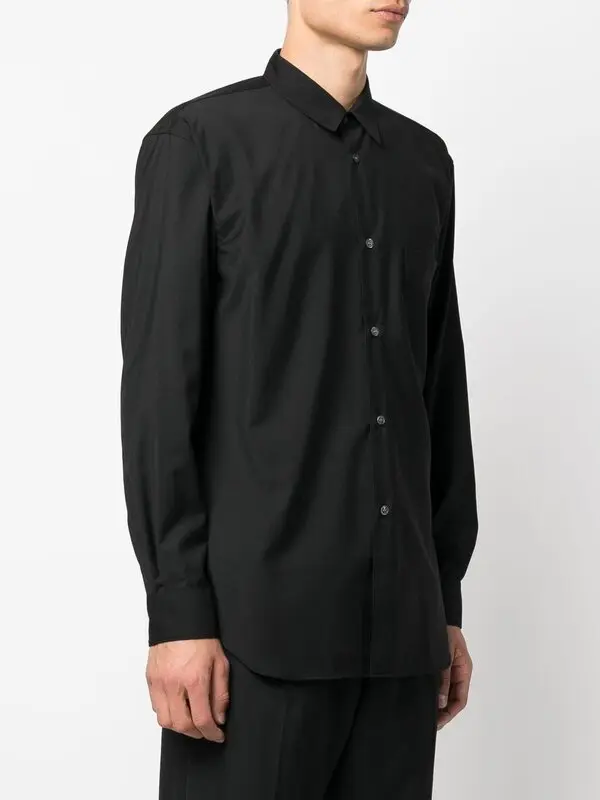 Comme Des Garçons Shape 2 Long-sleeve Shirt - Black