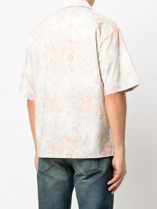 John Elliott Shortsleeved Floral-print Shirt