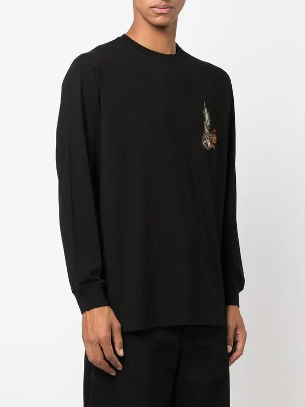 MAHARISHI Graphic-print Long-sleeved T-shirt