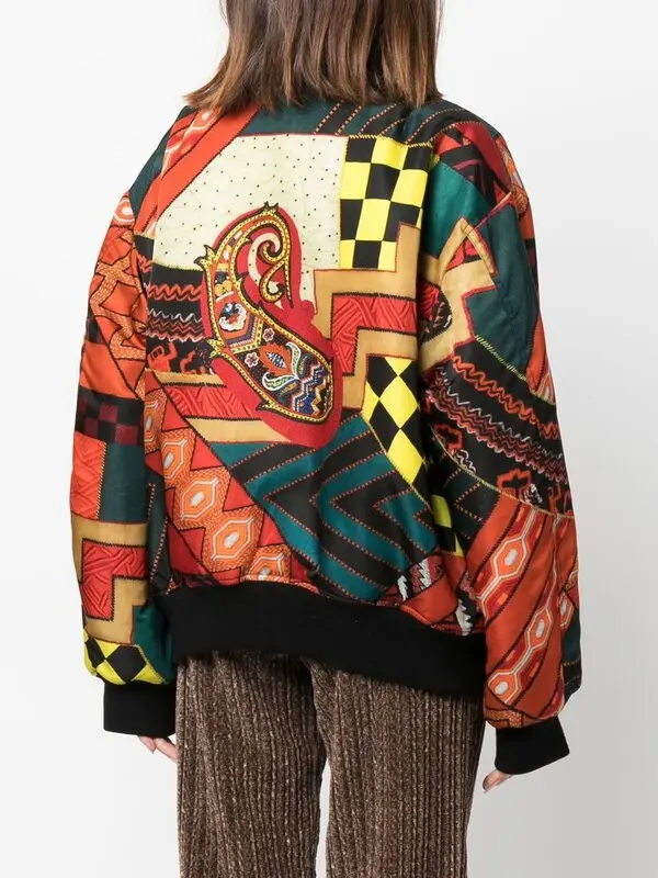 Etro Patchwork Reversible Bomber Jacket
