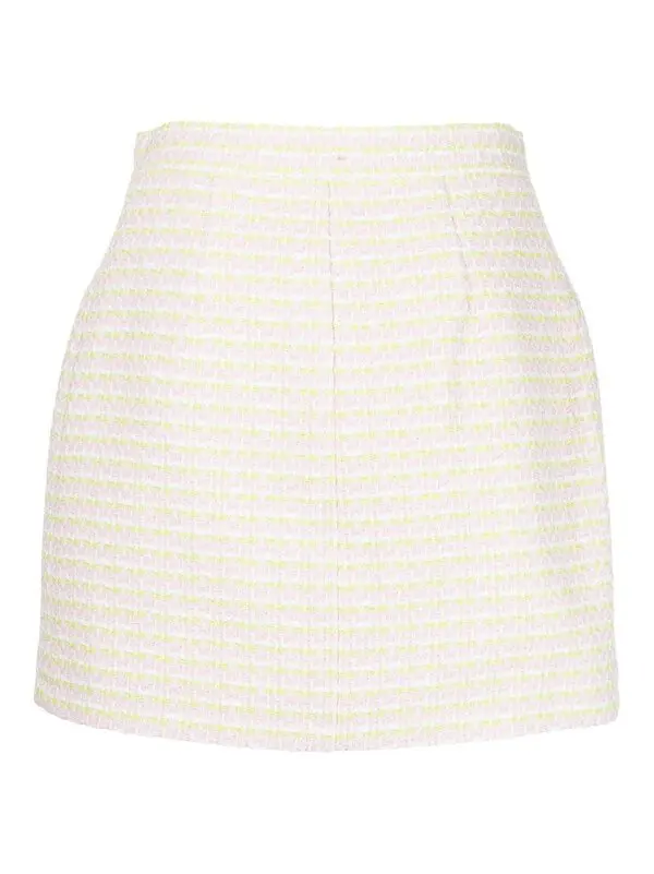 PUSHBUTTON Button-up Mini Skirt