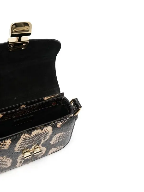 A.p.c. Small Grace Python Print Crossbody Bag