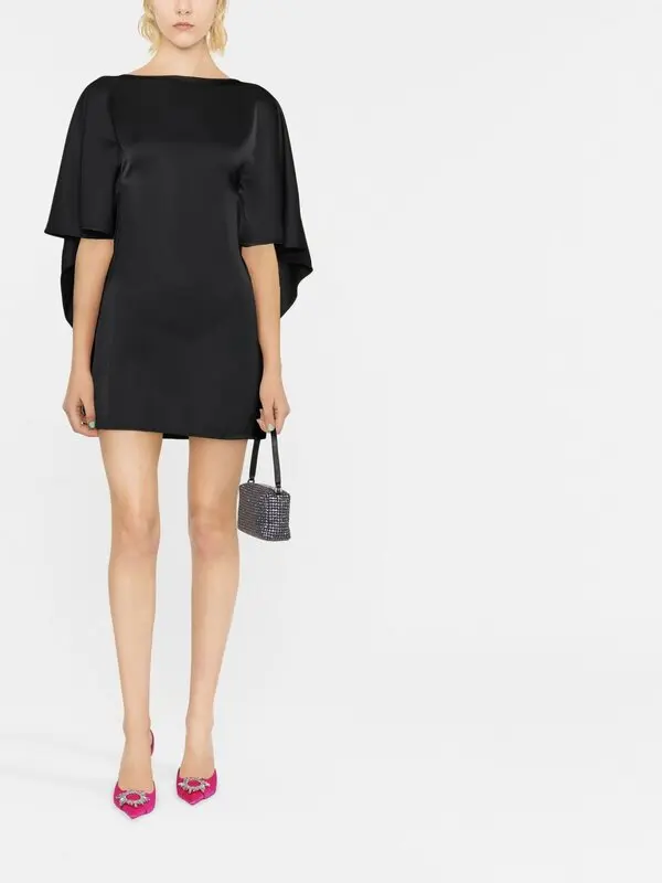 Attico Batwing-sleeve Mini Dress