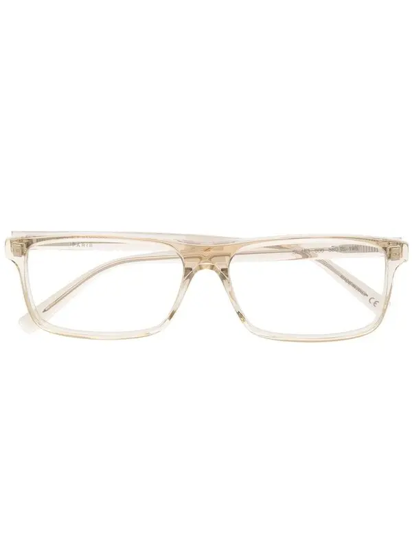 Saint Laurent Rectangle-frame Glasses - Neutrals