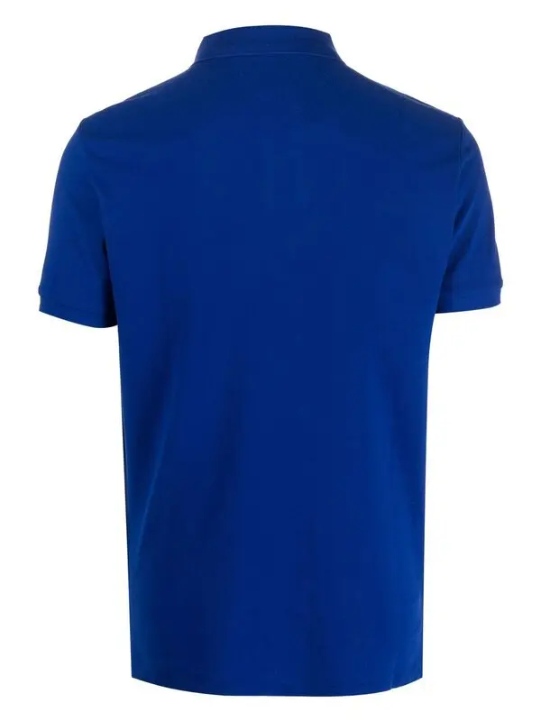 Polo Ralph Lauren Logo-embroidered Cotton Polo-shirt - Blue