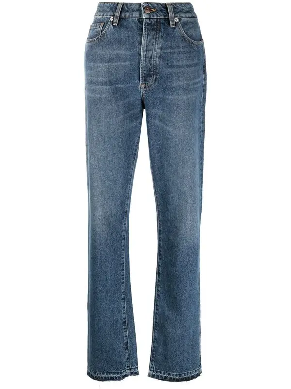 3x1 High-waist Straight-leg Jeans