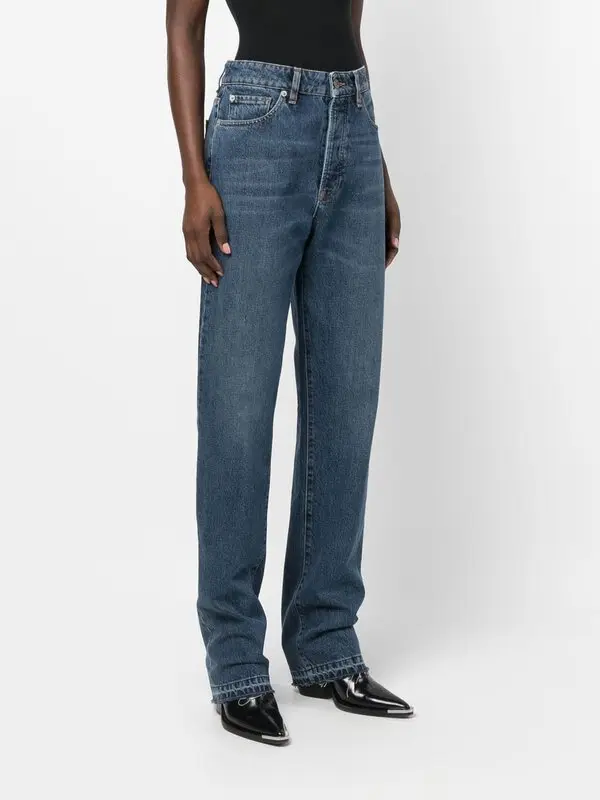 3x1 High-waist Straight-leg Jeans