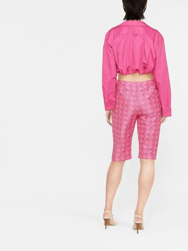 Jacquemus Le Papier Bolero Shirt - Pink