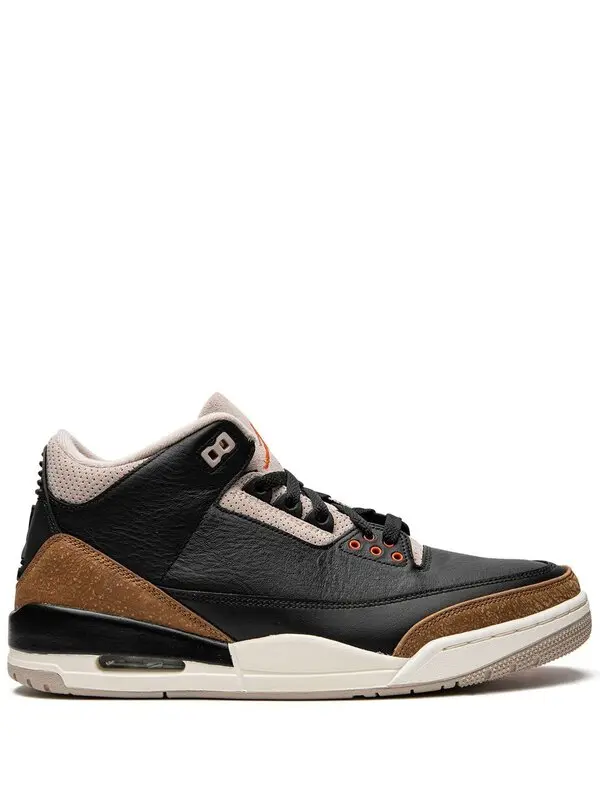JORDAN Air 3 Retro Desert Elephant Sneakers - Black
