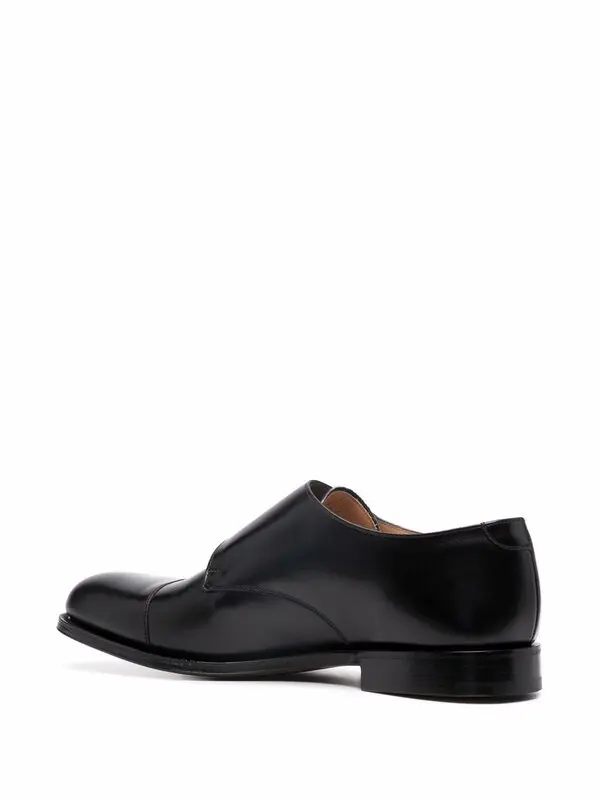 Church's Detroit Almond-toe Monk Shoes - Black