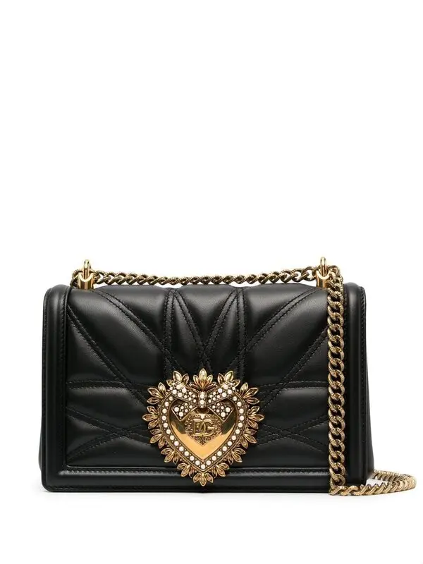 Dolce & Gabbana Medium Devotion Quilted Shoulder Bag