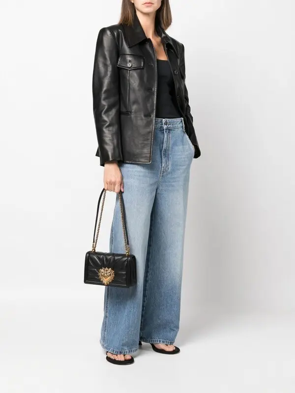 Dolce & Gabbana Medium Devotion Quilted Shoulder Bag