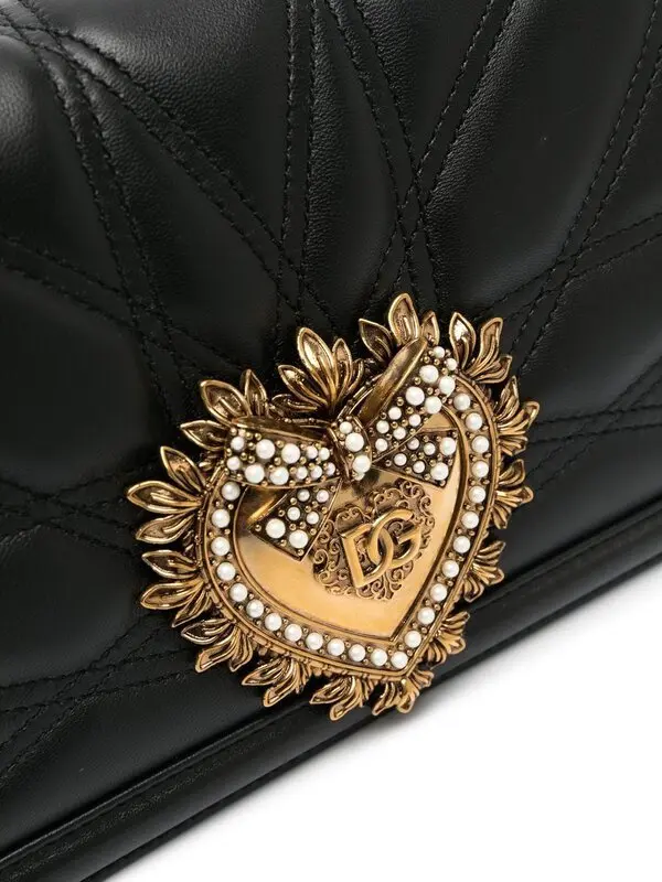 Dolce & Gabbana Medium Devotion Quilted Shoulder Bag