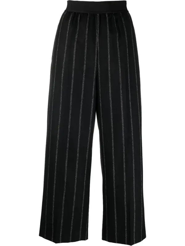 Stella McCartney Stitch Detailing Cropped Trousers