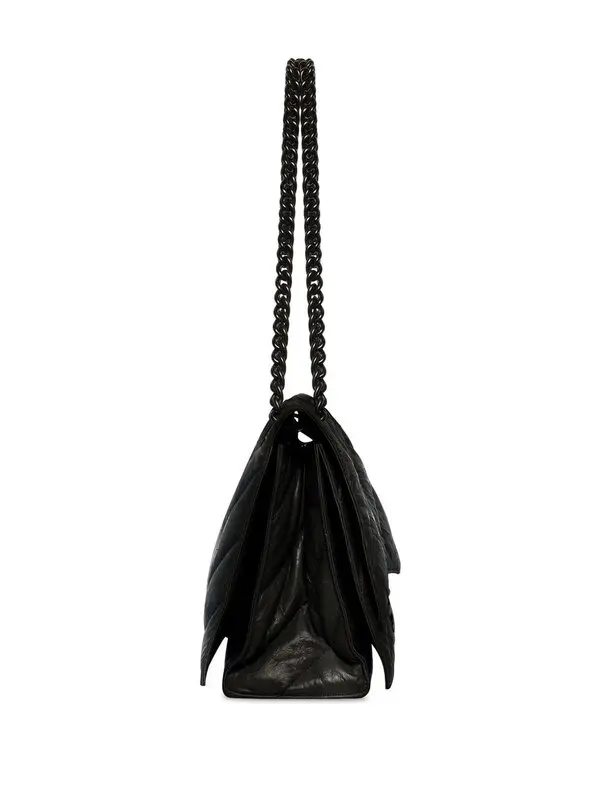 Balenciaga Large Crush Chain-strap Shoulder Bag