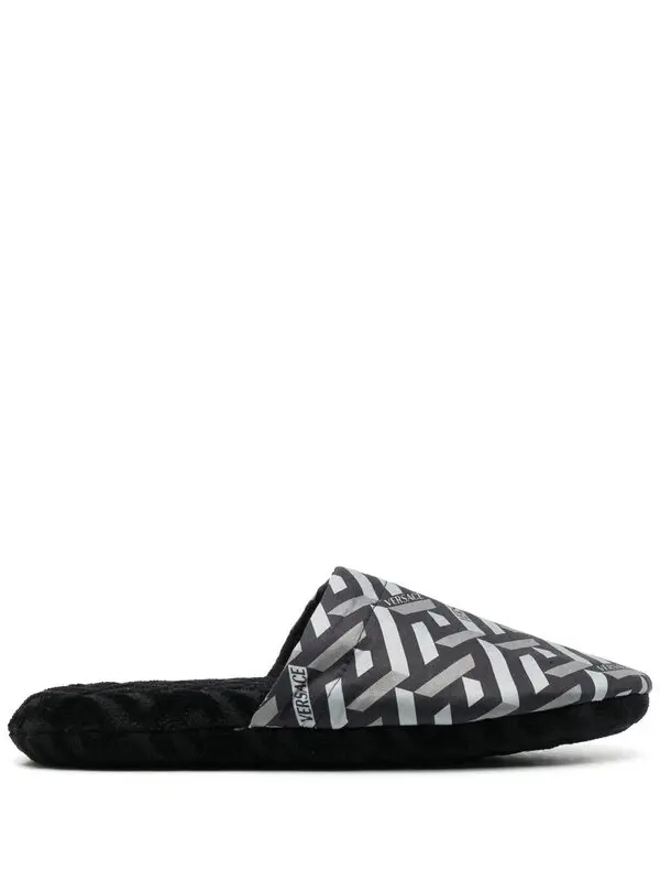 Versace La Greca Lounge Slippers