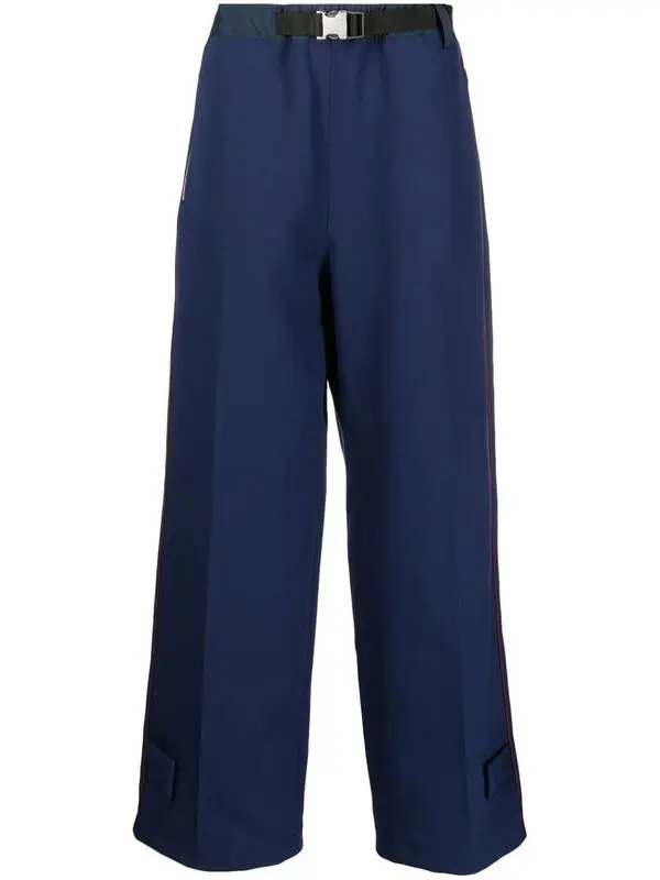 Sacai Clip-belt Wide-leg Trousers