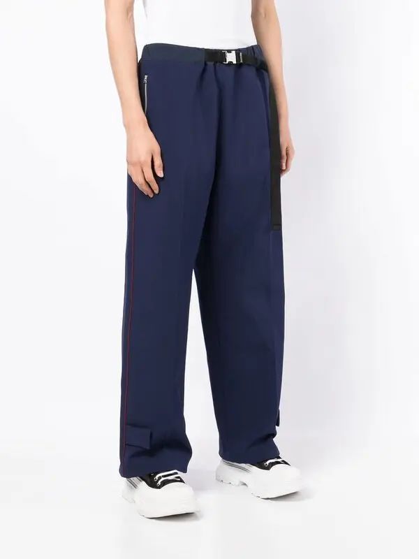 Sacai Clip-belt Wide-leg Trousers