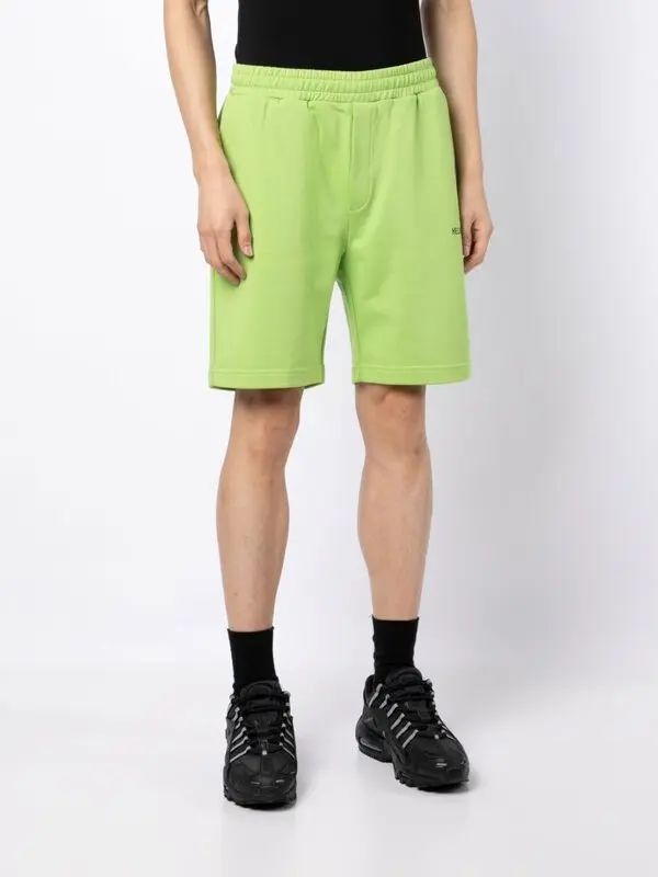 Helmut Lang Logo-print Track Shorts - Green