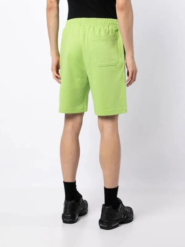 Helmut Lang Logo-print Track Shorts - Green