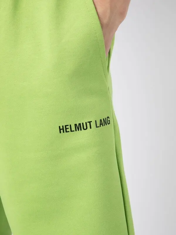 Helmut Lang Logo-print Track Shorts - Green