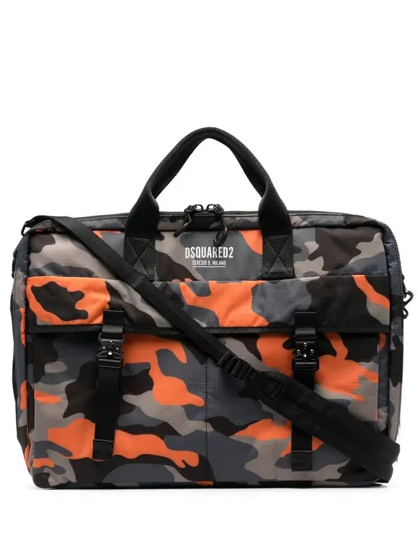 Dsquared2 Camouflage Top-handle Laptop Bag
