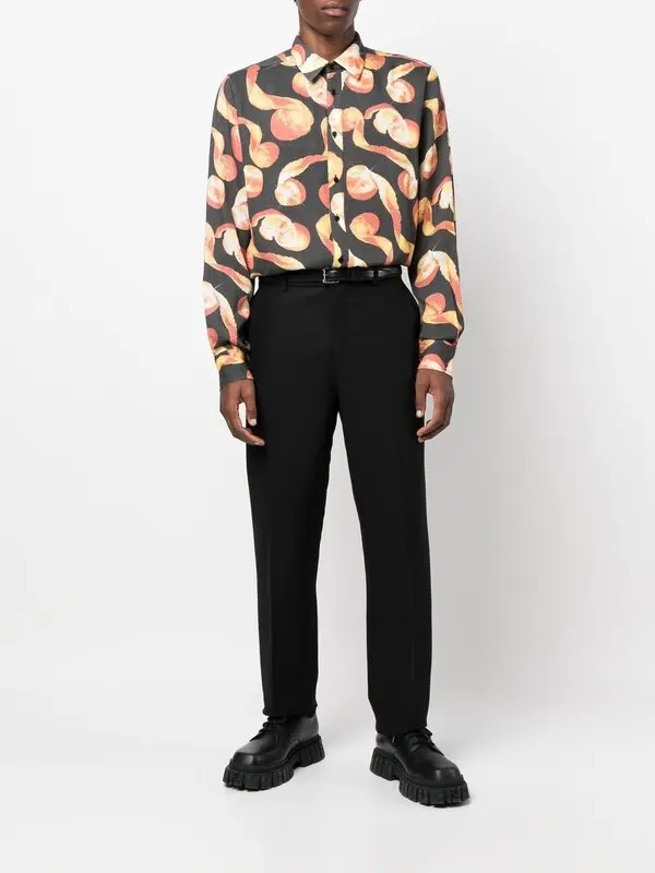 Viktor & Rolf Graphic Print Long Sleeve Shirt