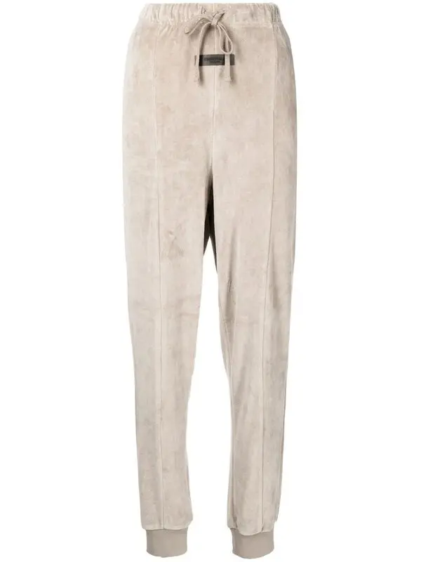 Fear Of God Tapered Velour Track Pants - Brown