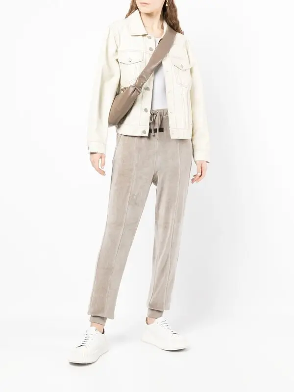 Fear Of God Taupe Velour Tapered Track Pants